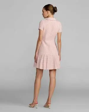 Mac Duggal Boucle Button Front Mini Dress