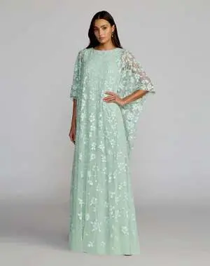 Mac Duggal Embellished Kaftan Gown