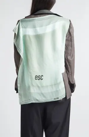 MAGLIANO Manifesto Silk Scarf Wool Sport Coat