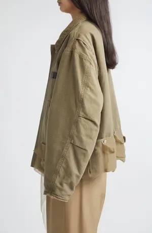 MAGLIANO Cantiere Cotton Canvas Jacket - Khaki
