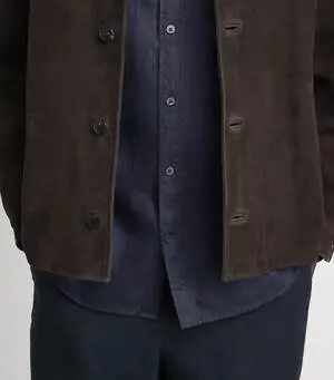 Vince Linen Patch Pocket Shirt