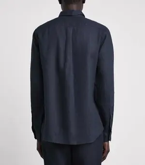 Vince Linen Patch Pocket Shirt