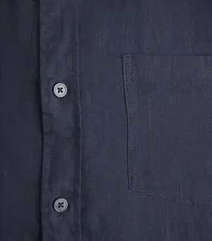 Vince Linen Patch Pocket Shirt