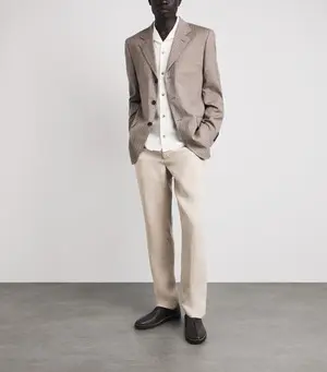 Vince Linen Drawstring Trousers