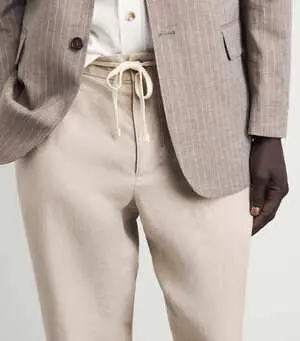Vince Linen Drawstring Trousers