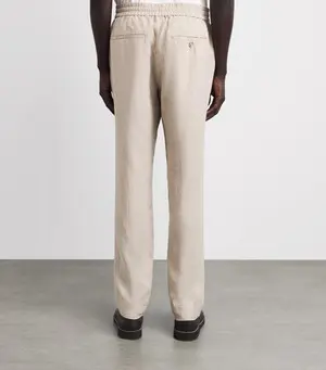 Vince Linen Drawstring Trousers