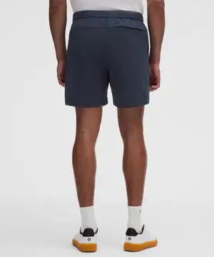 Lululemon Abc Textured Wovenair Pull-on Short 7 - True Navy