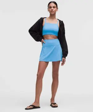 Lululemon Nulu Straight-neck Bra - Ocean Wave