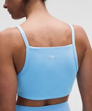 Lululemon Nulu Straight-neck Bra - Ocean Wave