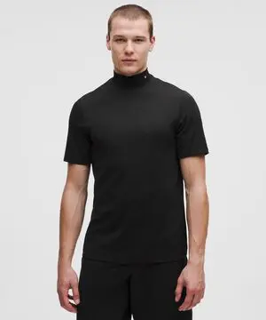 Lululemon Showzero Slim-fit Mockneck Shirt - Black