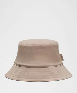 Lululemon Reversible Cotton Bucket Hat - Dilute Wash Wacky Khaki