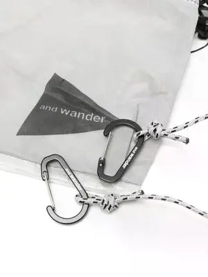 AND WANDER Logo-print Shoulder Bag