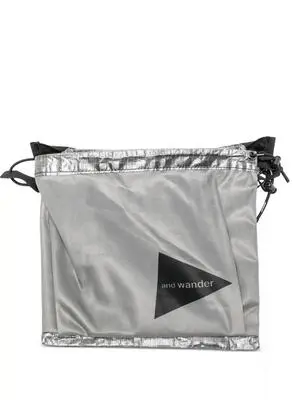 AND WANDER Logo-print Shoulder Bag