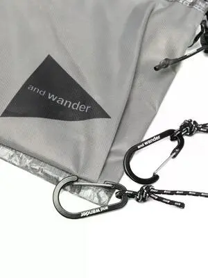 AND WANDER Logo-print Shoulder Bag