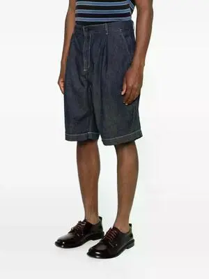 SAMSOE SAMSOE Samandla Pleated Contrast-stitch Shorts