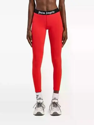 Palm Angels Logo Elasticated Leggings