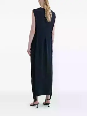 FFORME Bianca Fringe-detail Asymmetric Dress - Black