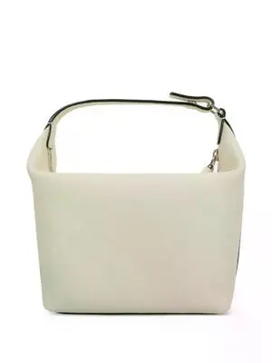 VALEXTRA Mini Mochi Leather Tote Bag - Neutrals