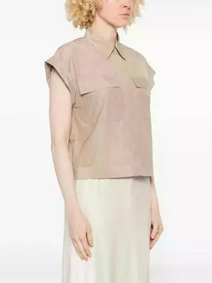 Peserico Cap-sleeve Shirt