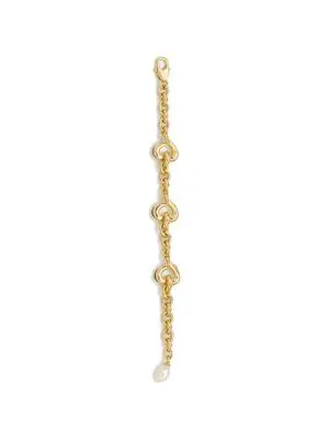 YOJ Agape Heart Pearl Chain Bracelet