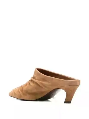 Ash Suede Mules - Brown
