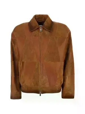 Versace Patchwork Leather Jacket