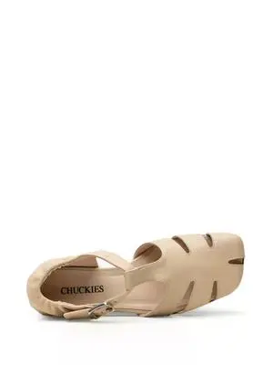 CHUCKIES Cut-out T-bar Sandals
