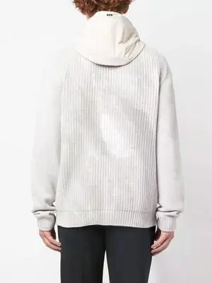 Herno Long-sleeve Hooded Wool Jumper
