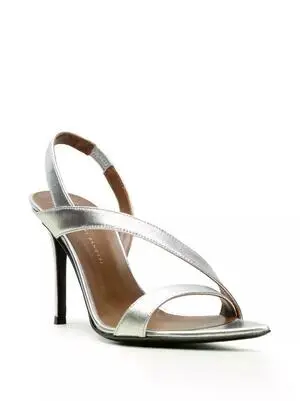 GIUSEPPE ZANOTTI Intriigo Crossover-strap Sandals - Silver