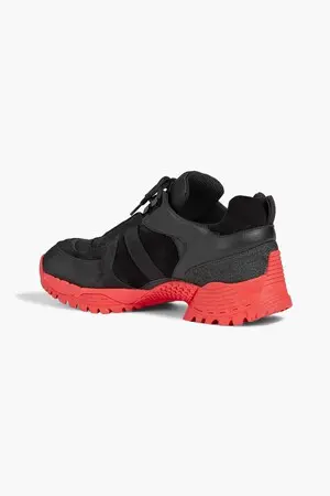 1017 Alyx 9sm Shell, Suede, And Leather Hiking Boots