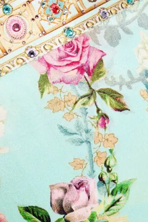 Camilla Floral-print Silk-satin Maxi Skirt