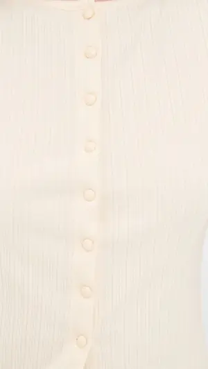 Madewell Ribbed Button-up Tank