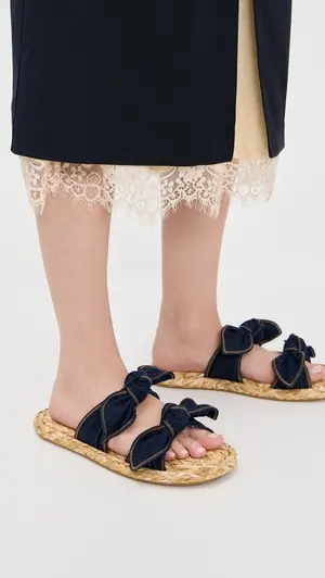 Zimmermann Carousel Slides - Denim