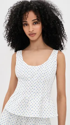 Caroline Constas Brielle Sleeveless Top