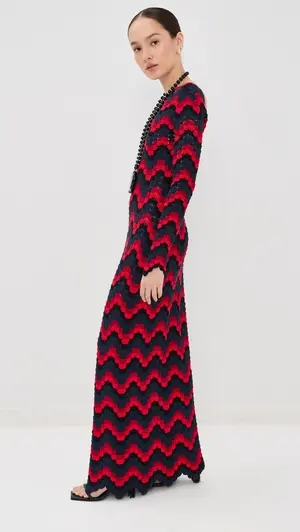 Escvdo Ursula Crochet Maxi Dress