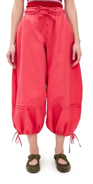 DAMSON MADDER Frida Balloon Pants - Red