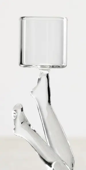 FAZEEK Tiptoe Candle Holder - Clear