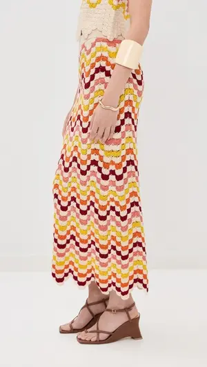 Escvdo Safi Crochet Skirt