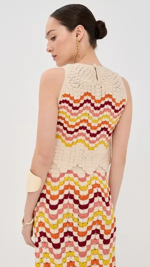 Escvdo Cuenca Crochet Top