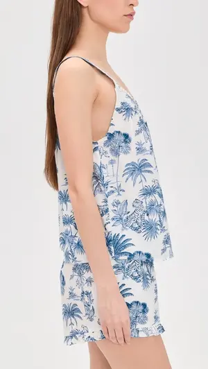 PRINTFRESH Back To Bed Short Pajama Set