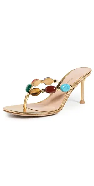 GIANVITO ROSSI Shanti Thong Sandals - Mekong