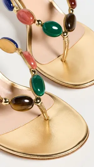 GIANVITO ROSSI Shanti Thong Sandals