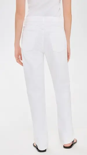 AGOLDE Romney Straight Leg Jeans - Marshmallow