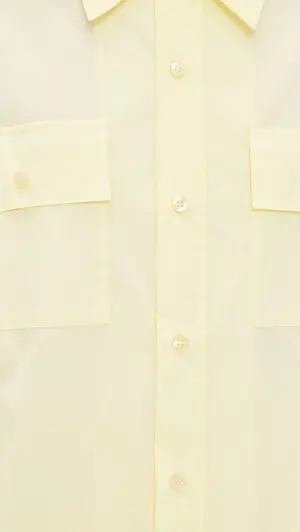 THE LATEST Daria Crinkled Effect Shirt - Light Yellow