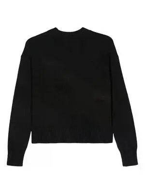 Calvin Klein Logo-appliqué Cotton Jumper
