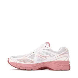 Saucony Progrid Guide Athletic Shoe - White/peach