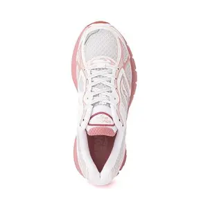 Saucony Progrid Guide Athletic Shoe - White/peach