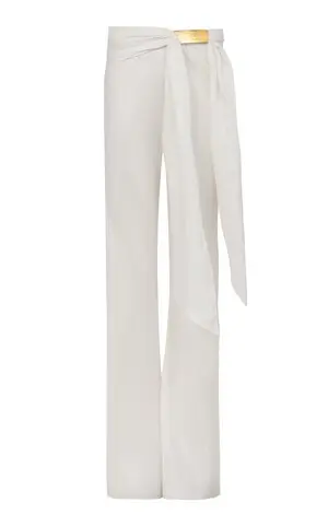 VIX PAULA HERMANNY X Rhw Rosie Crepe Pants - White