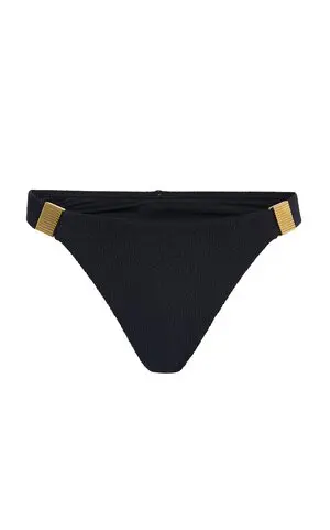 VIX PAULA HERMANNY X Rosie Huntington-whiteley Tammy Brazilian Bikini Bottom - Black