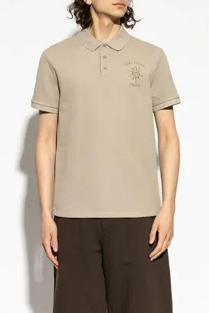 Balmain Polo With Embroidered Logo